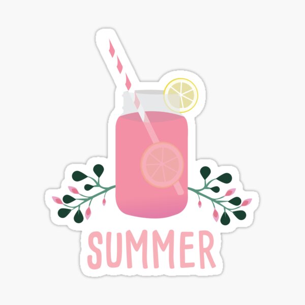 "Cocktail, summer, lemonade" Sticker for Sale by TheLemonpie | Redbubble