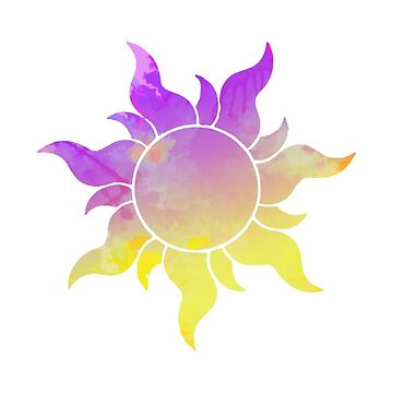 "tangled sun" Sticker for Sale by ellieteddyotis | Redbubble