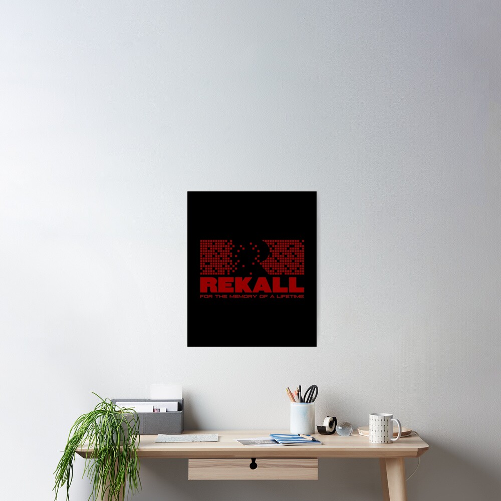 "Rekall Logo inspired by Total Recall" Poster by landobry | Redbubble