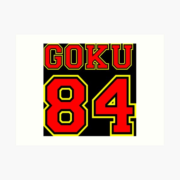 "Dragon Ball Z Goku Number Varsity" Art Print for Sale by chrismick42 ...