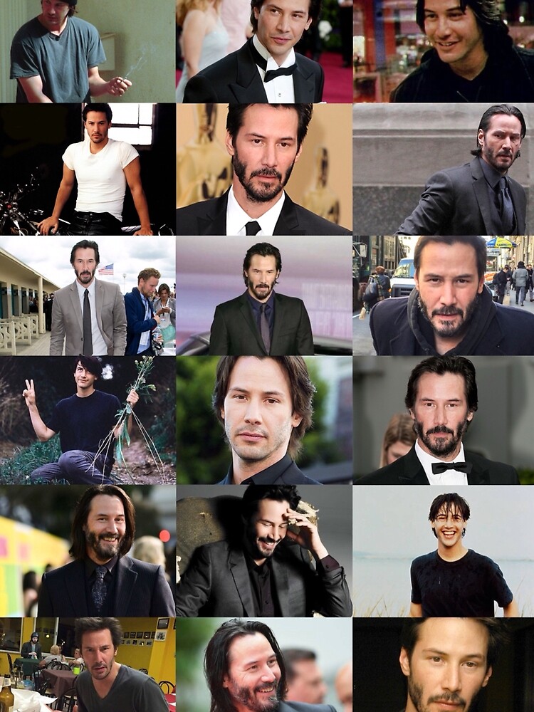 "Keanu Reeves Collage" Art Print for Sale by JamesQuentin | Redbubble