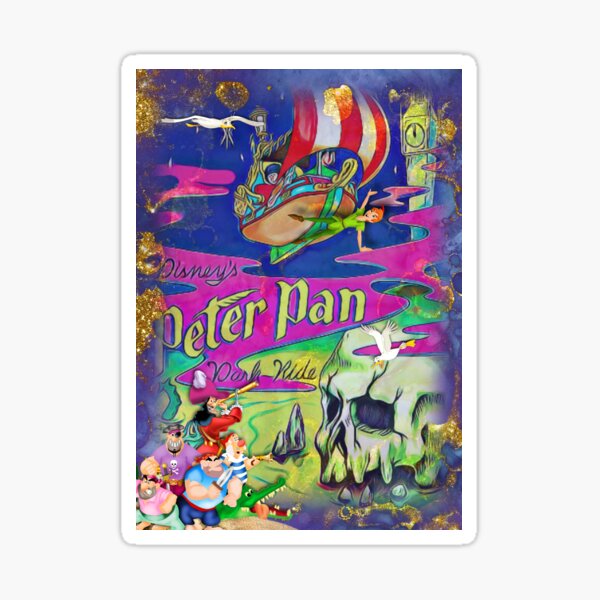Peter Pan Stickers | Redbubble