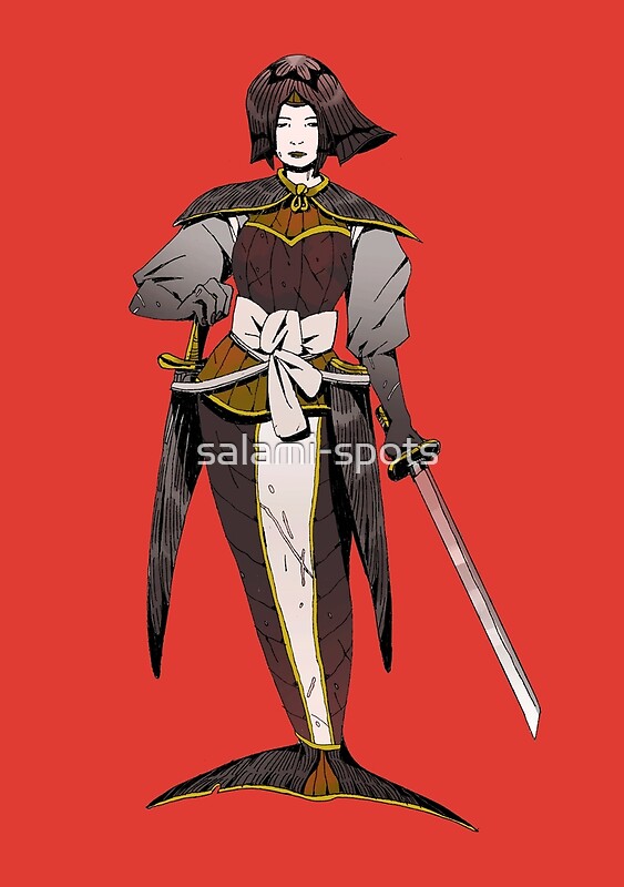 "Swordfish Mermaid" by salami-spots | Redbubble