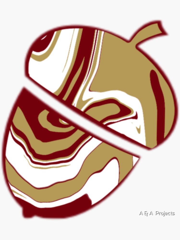 "Elon University Acorn" Sticker for Sale by anniekalinowski | Redbubble