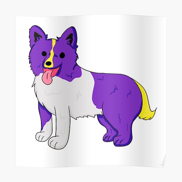 Nonbinary Puppy Posters | Redbubble