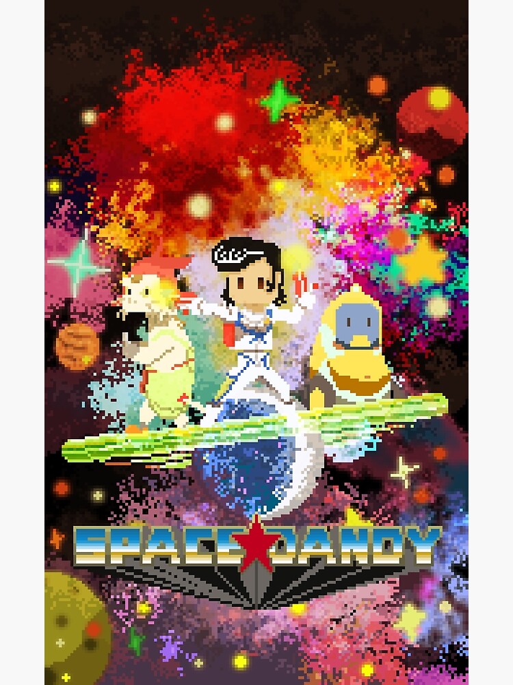 "Space Dandy Pixel art" Art Print by MatthiasNorr | Redbubble