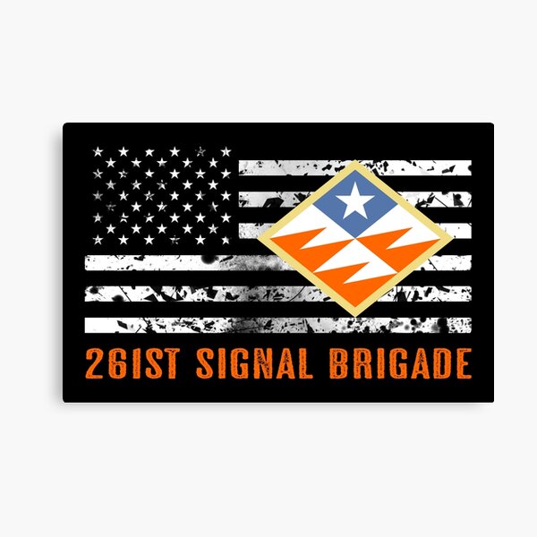 "261st Signal Brigade" Canvas Print by MilitaryCandA | Redbubble