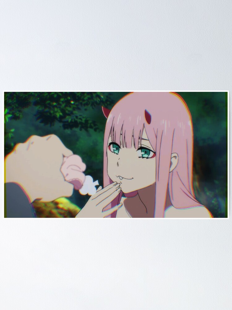 "Zero Two tooth" Poster for Sale by FishyFrank | Redbubble
