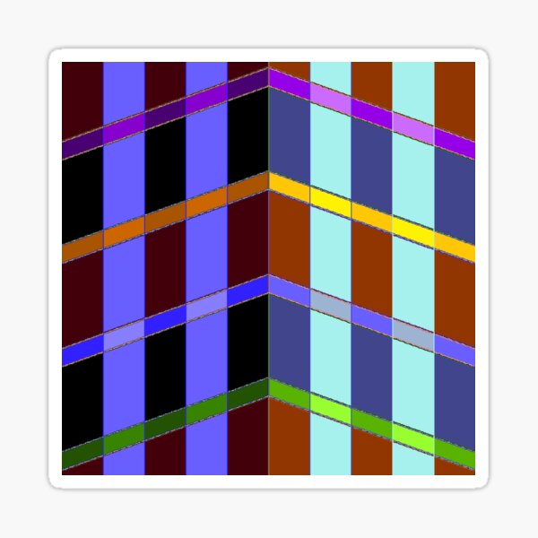 "Skyscraper Windows" Sticker by DanBaran | Redbubble