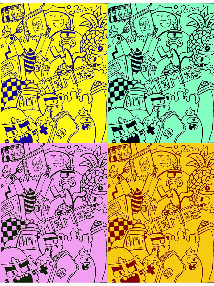 "Meme doodles" Sticker for Sale by SomeChild | Redbubble