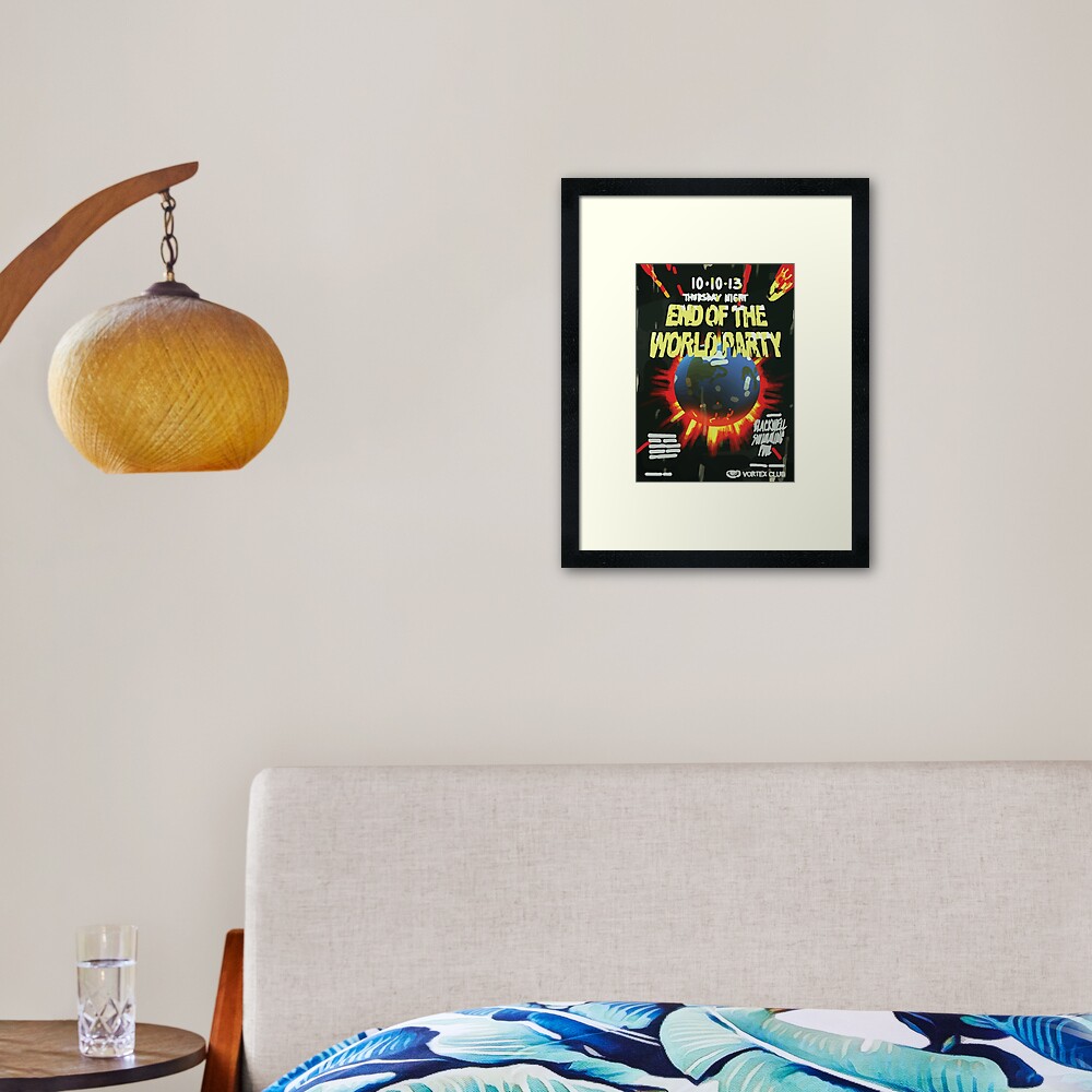 "Vortex Club - End of the World Vortex Club Poster " Framed Art Print ...