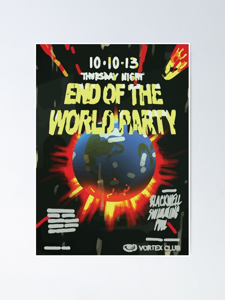 "Vortex Club - End of the World Vortex Club Poster " Poster for Sale by ...
