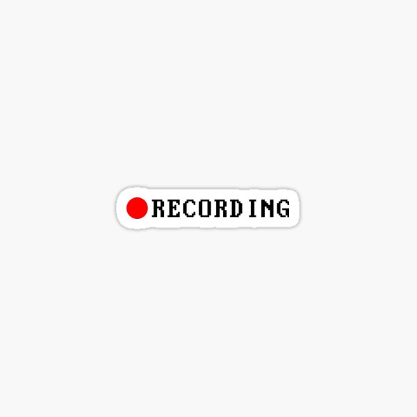 "Recording Meme" Sticker by sood1200abhi | Redbubble