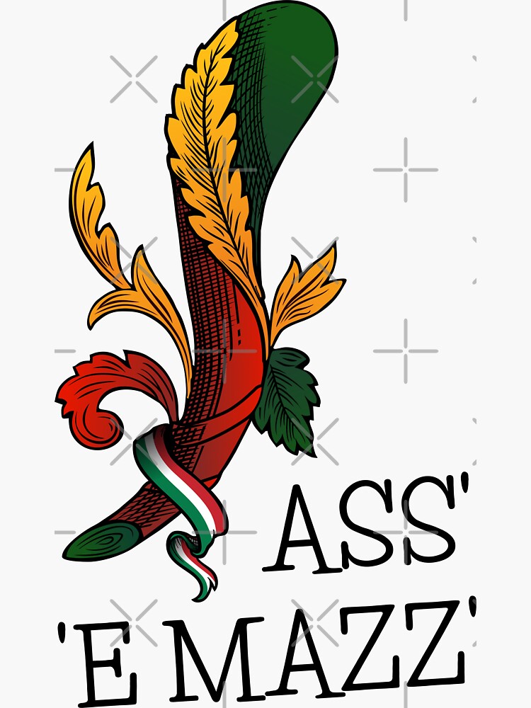 "Italian Playing Cards Ace Of Clubs Asso Di Bastoni" Sticker for Sale ...