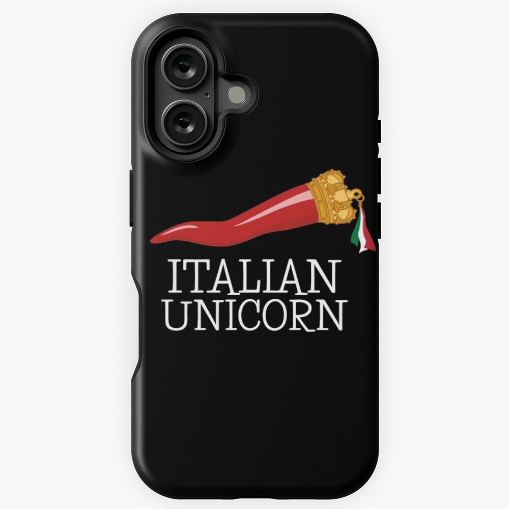 "Italian Unicorn Funny Italian Lucky Charm Cornicello" Sticker for Sale ...