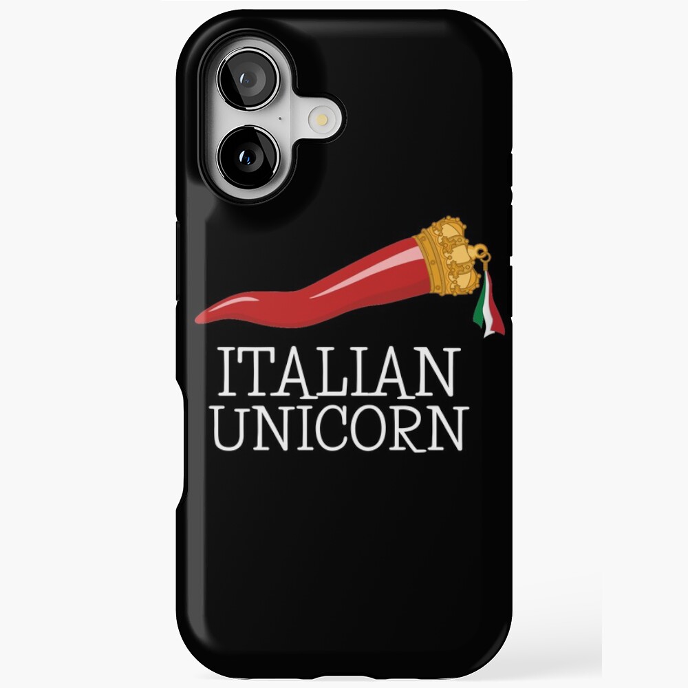 "Italian Unicorn Funny Italian Lucky Charm Cornicello" Sticker for Sale ...