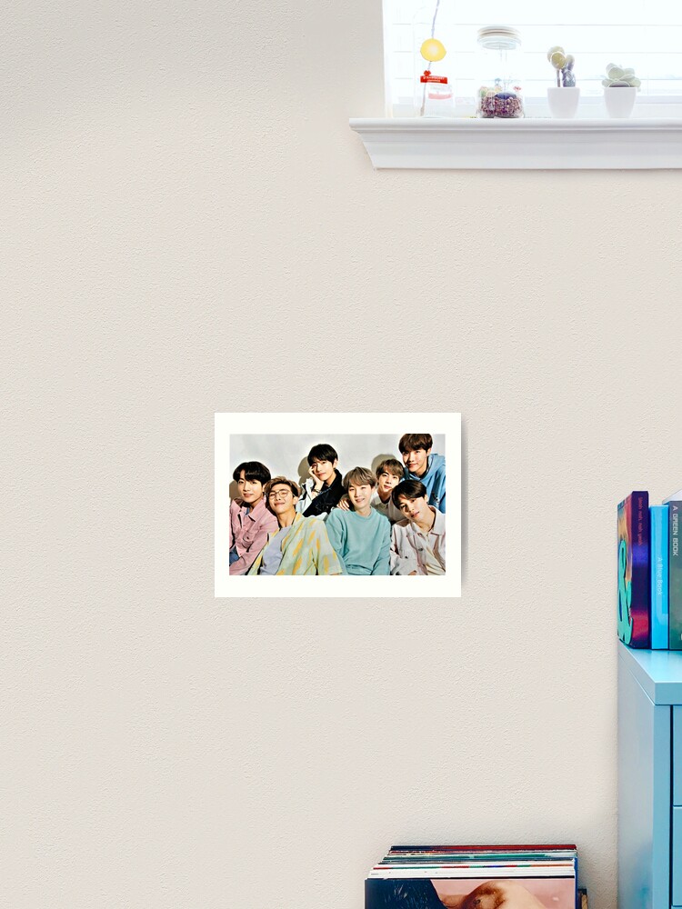 "BTS OT7 summer photo 2019 " Art Print for Sale by rmint99 | Redbubble