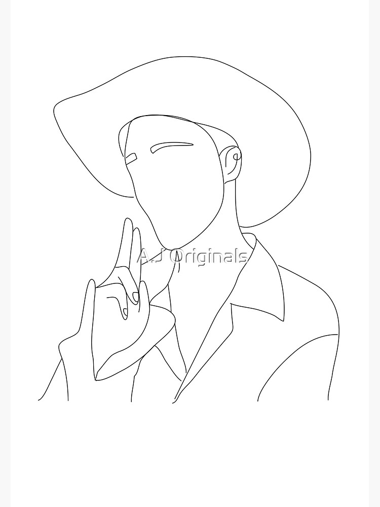 "Troye Sivan- Line Art " Sticker by AlessiJade | Redbubble
