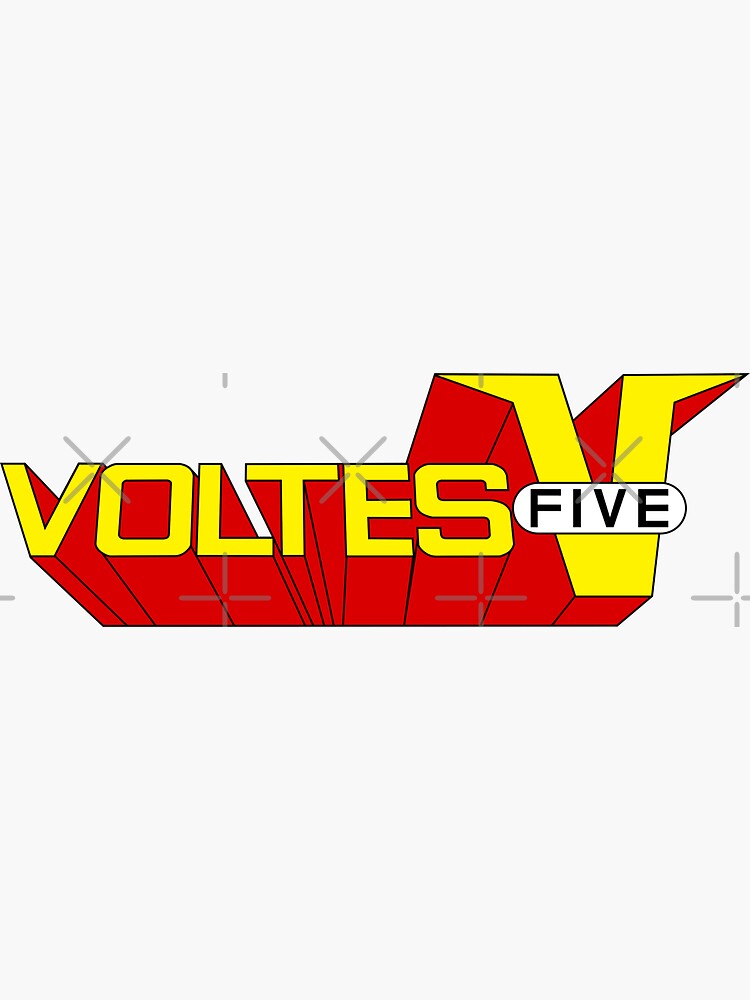 "Voltes V" Sticker by elizaldesigns | Redbubble