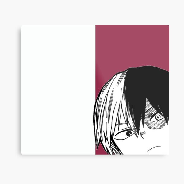 "Shoto Todoroki MHA" Metal Print for Sale by Leikkos | Redbubble
