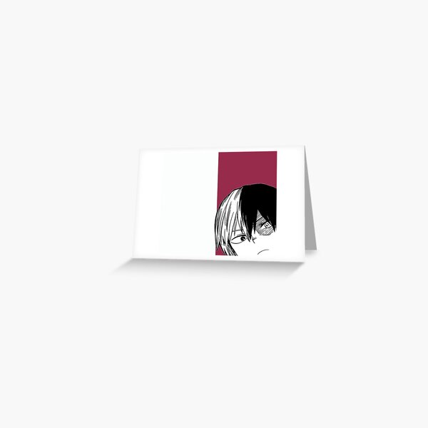 "Shoto Todoroki MHA" Greeting Card by Leikkos | Redbubble