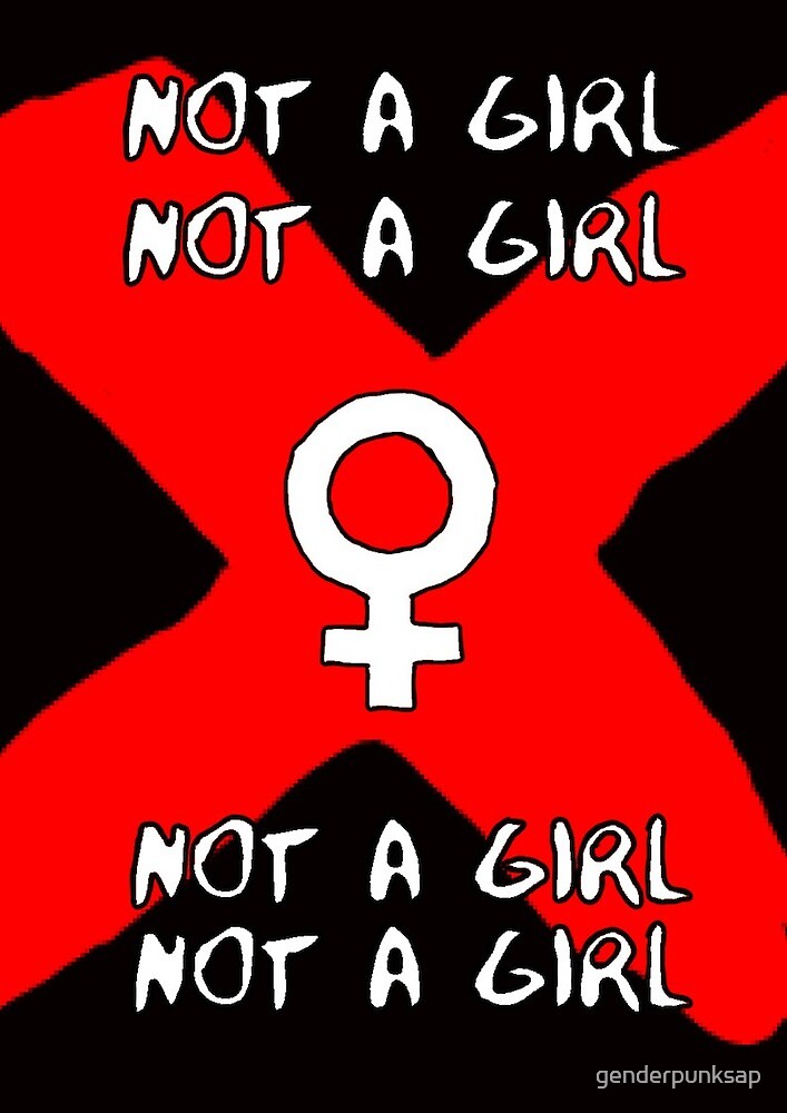"Not A Girl" by Theo Hendrie | Redbubble