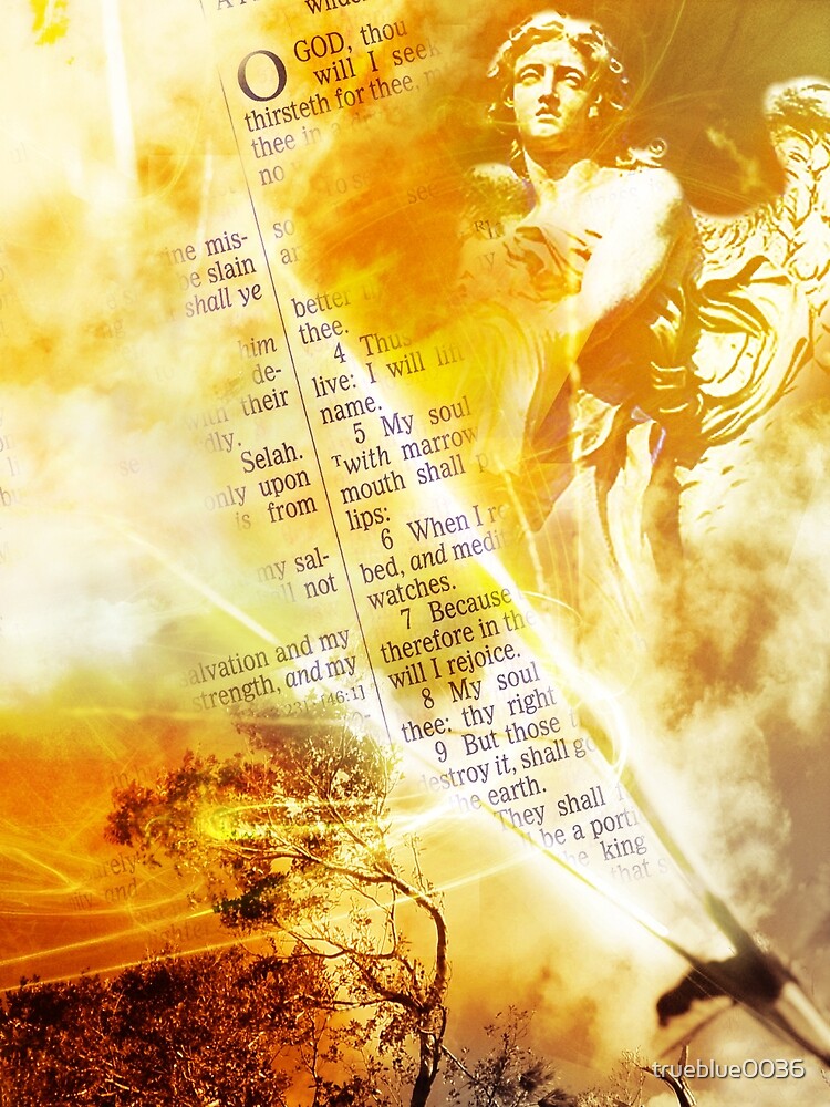 "Angels watching Over Me Christian Art" Photographic Print for Sale by ...