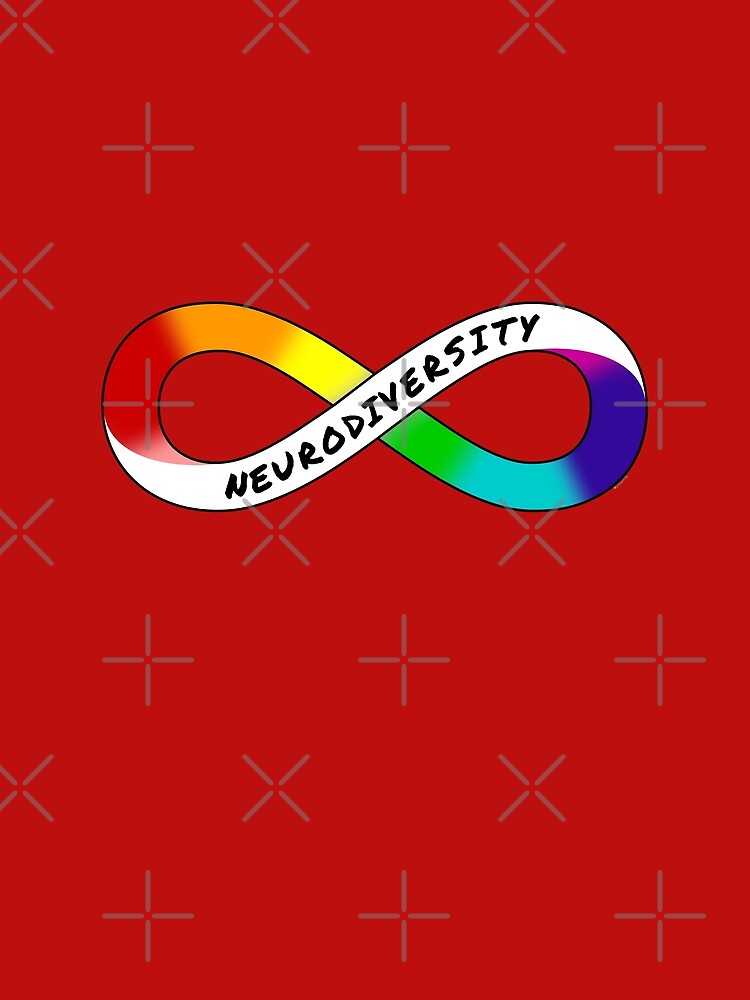 "Neurodiversity - Rainbow Infinity Symbol for Actually Autistic ...