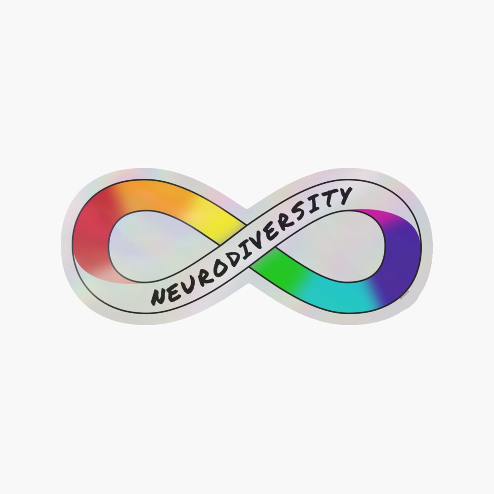 Neurodivergent Rainbow Infinity Symbol For Neurodiversity Actually
