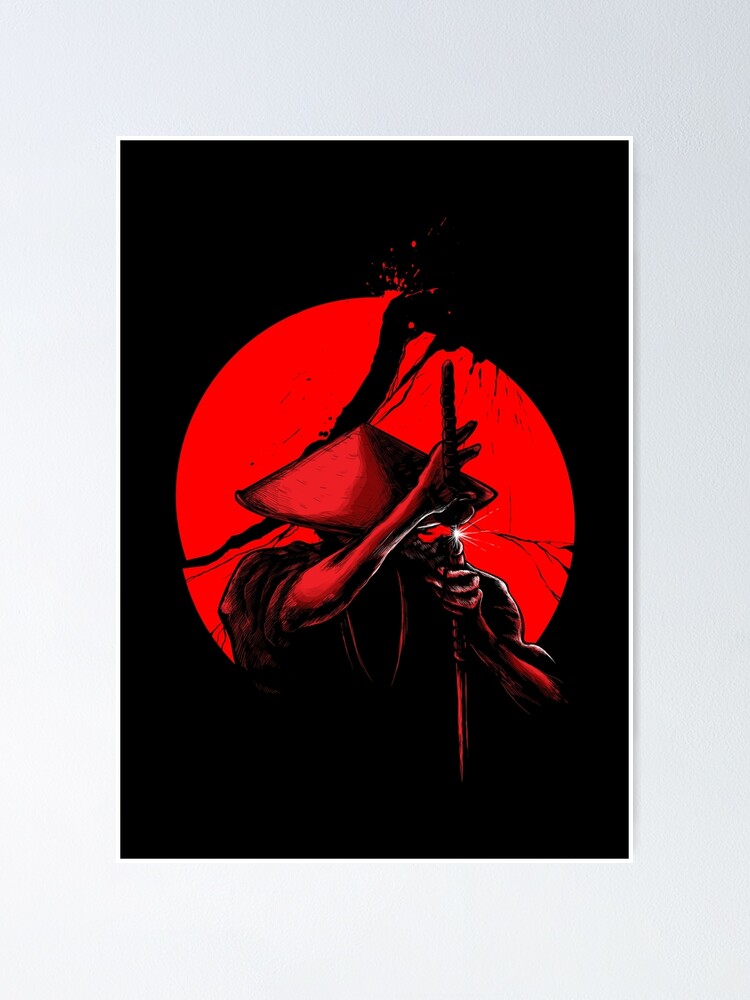 "Samurai Slice" Poster for Sale by Lou Patrick Mackay | Redbubble