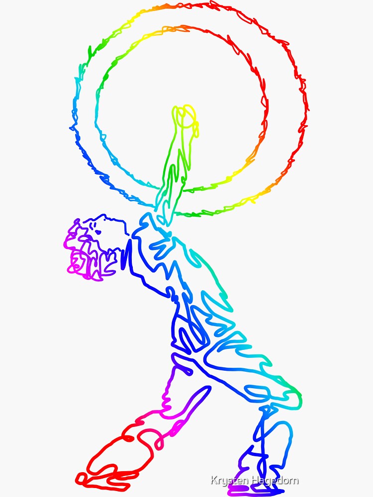 "Poi Pride" Sticker for Sale by flowscribbles | Redbubble