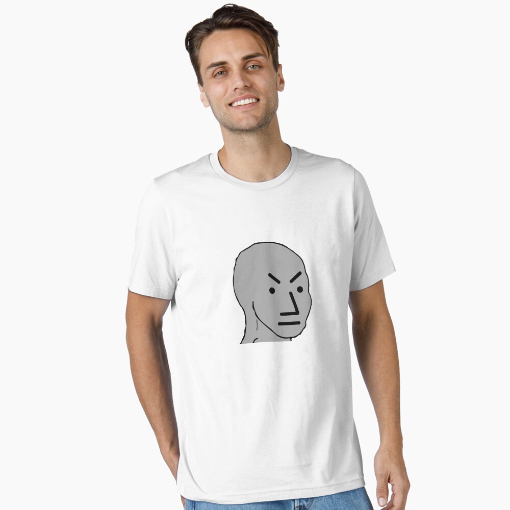 "Angry NPC" Sticker for Sale by Mash701 | Redbubble