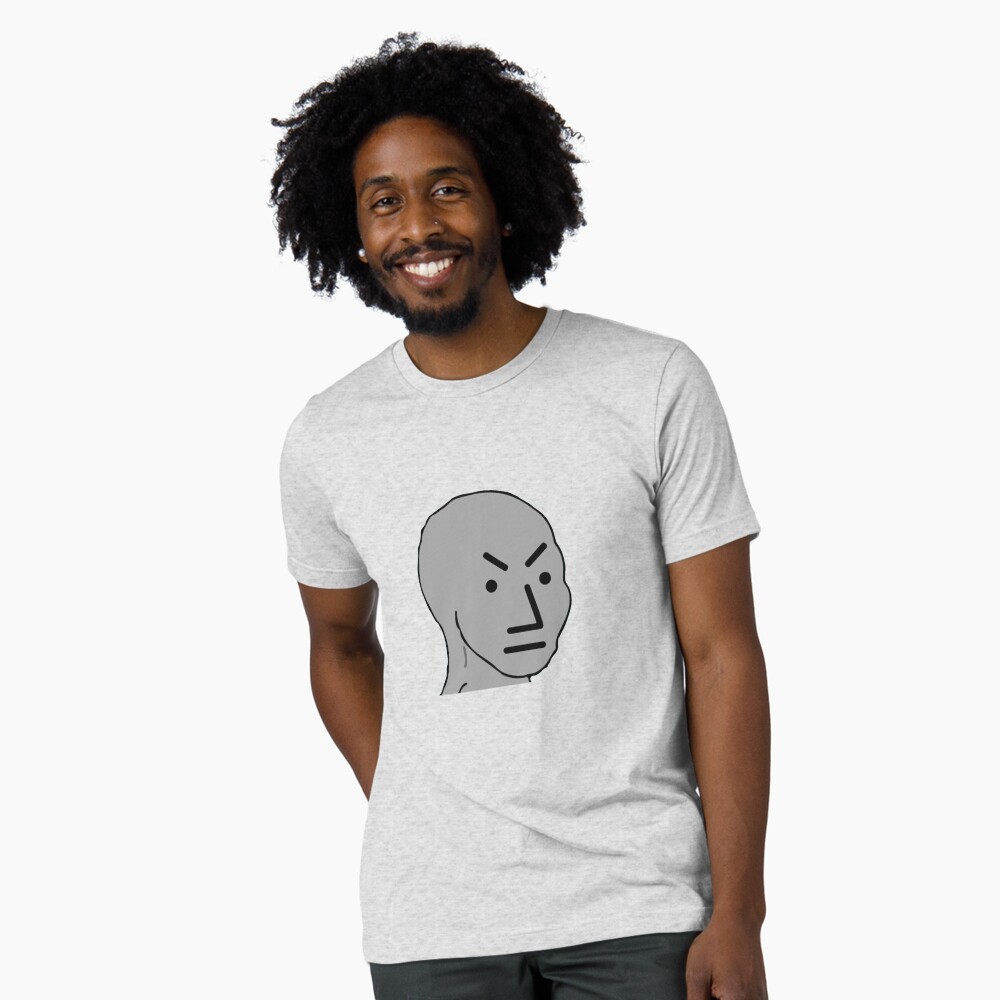 "Angry NPC" Sticker for Sale by Mash701 | Redbubble