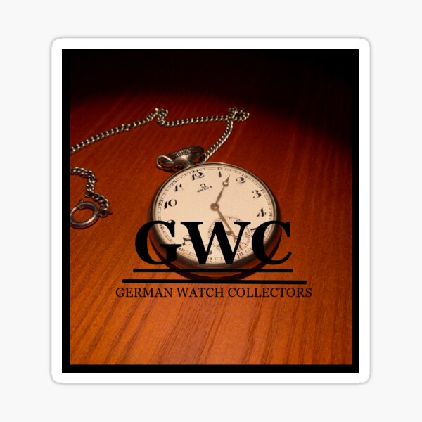 "German Watch Collectors logo" Sticker by LukeT2 | Redbubble