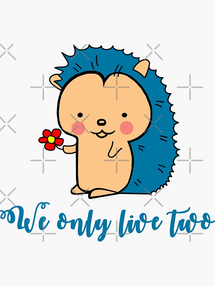 "Super Cute Hedgehog" Sticker for Sale by limthaihong | Redbubble