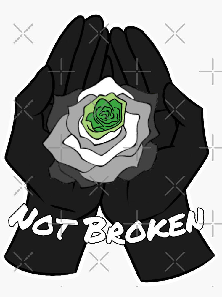 "Aro Flower" Sticker for Sale by Brujx | Redbubble