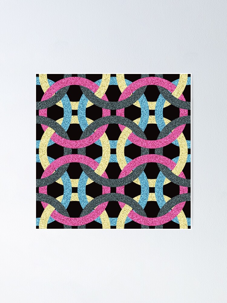 "Geometric Pastel unity" Poster for Sale by rslott | Redbubble