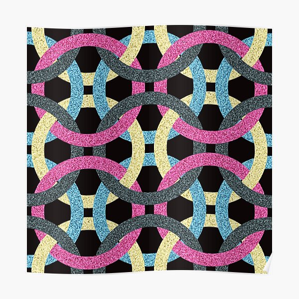 "Geometric Pastel unity" Poster for Sale by rslott | Redbubble
