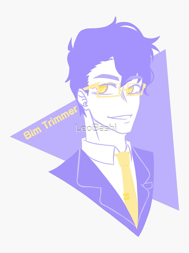 "Bim Trimmer" Sticker by LeoBashi | Redbubble