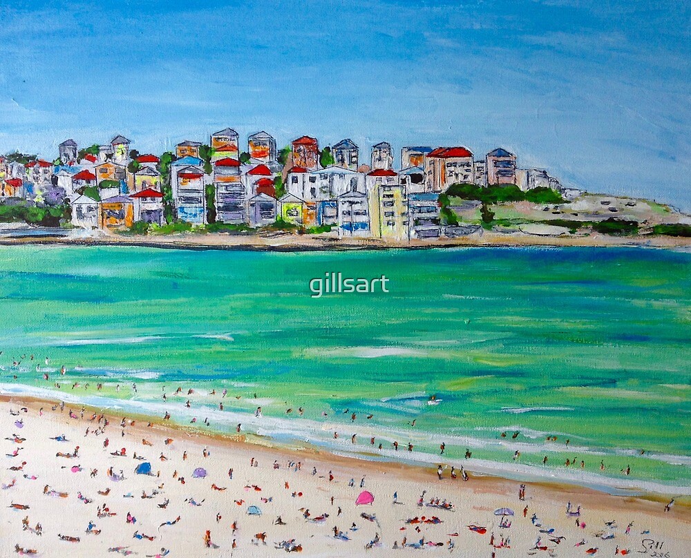 "Bondi Ink......and acrylic" by gillsart | Redbubble