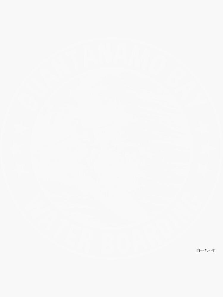 "Guantanamo Bay Waterboarding" Sticker for Sale by n--o--n | Redbubble