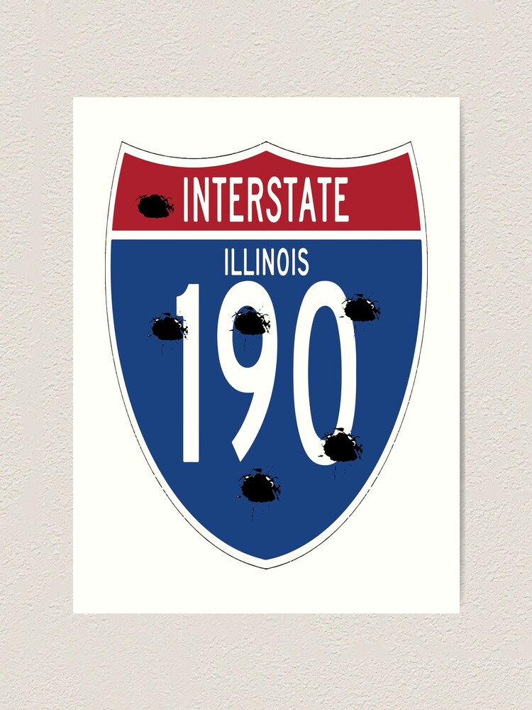 "Interstate 190 Bullets I-190 Illinois Chicago O'Hare International ...