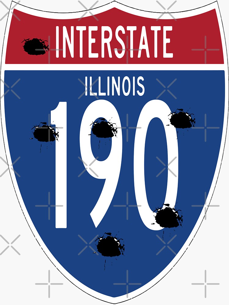 "Interstate 190 Bullets I-190 Illinois Chicago O'Hare International ...