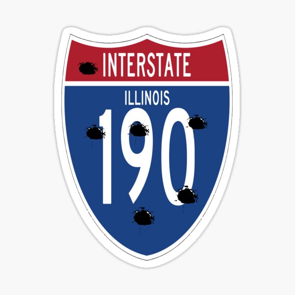 "Interstate 190 Bullets I-190 Illinois Chicago O'Hare International ...