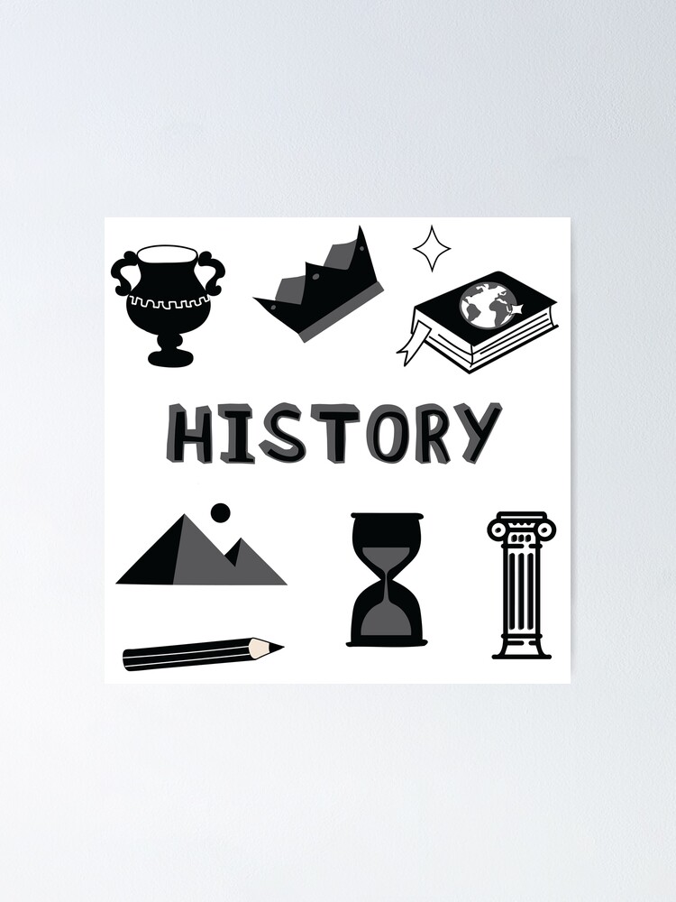 "Black History School Subject Sticker Pack" Poster by The-Goods | Redbubble
