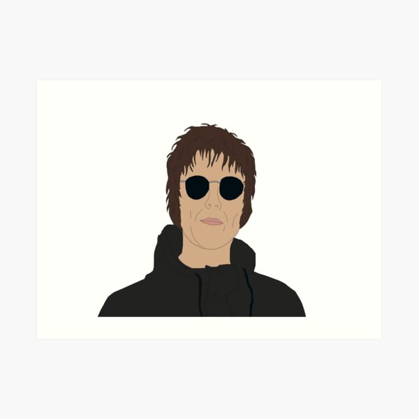 "Liam Gallagher Cartoon" Art Print for Sale by Chloewaterhousx | Redbubble