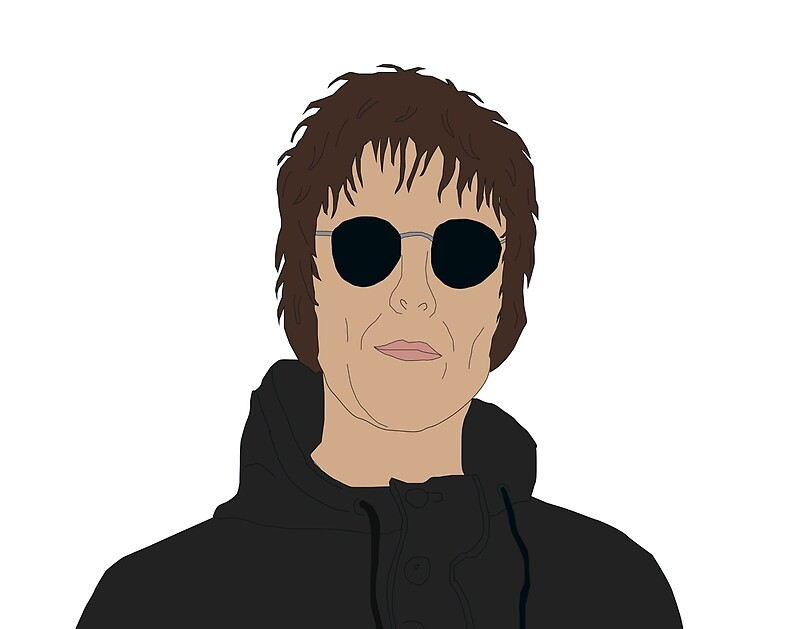 "Liam Gallagher Cartoon" by Chloewaterhousx | Redbubble