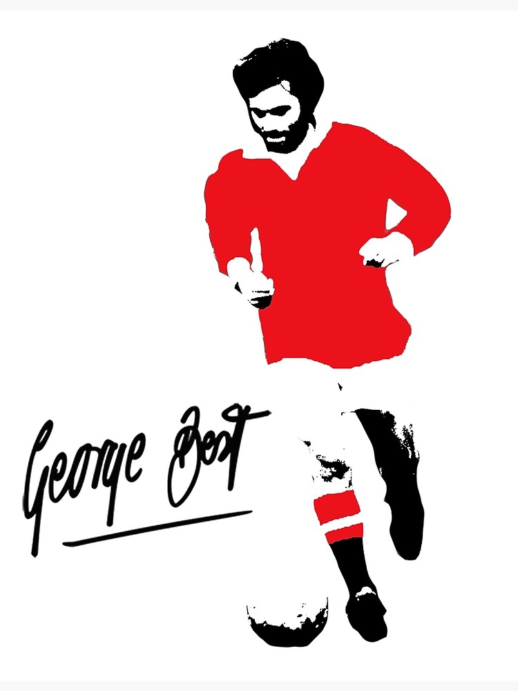 Lámina fotográfica «George Best - Leyenda del fútbol» de ccuk66 | Redbubble