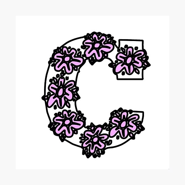 Lámina fotográfica «Letra c del alfabeto» de Attiva | Redbubble