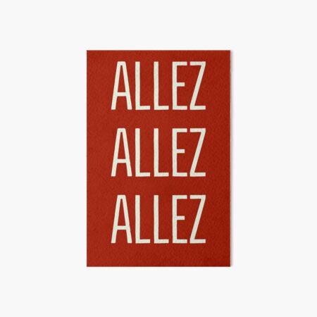 "allez allez allez liverpool fc" Art Board Print by Simple-Arts | Redbubble